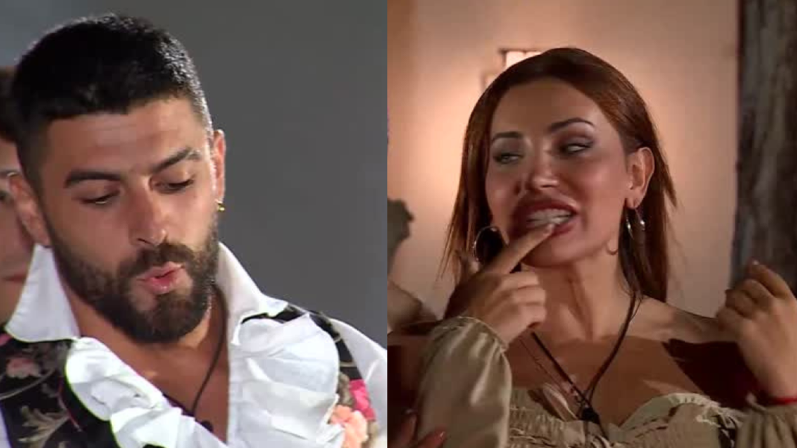 Daniela Requena protagoniza sensual beso con Josué Bernal durante actividad | 13.cl
